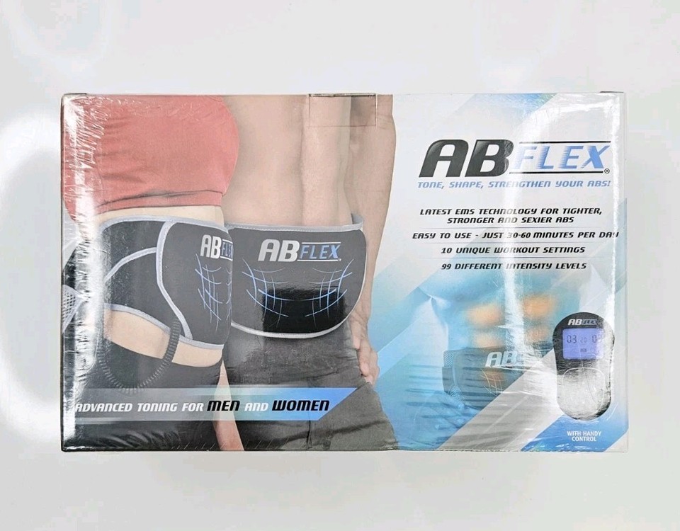 AbFlex Abdominal Toning System Abs Muscle Toner Shape Belt Trainer ...