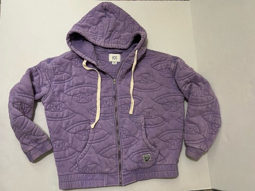 Urban Outfitters Alien UFO Embroidered Pastel spaceship Zip Up Hoodie ...