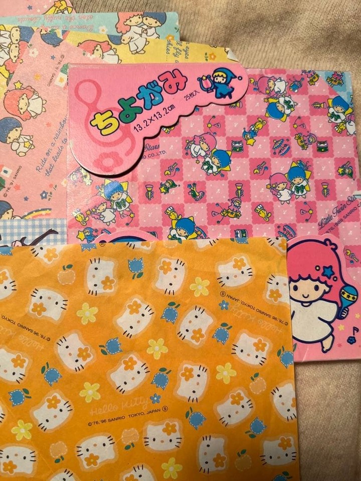 Heisei Origami-Kiki LaLa, Sanrio, Sanrio Petit Paper Crafts, Used WW6 ...