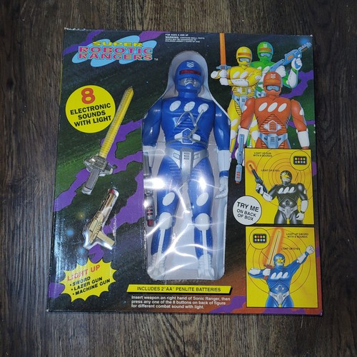 VTG Super Robotic Rangers 90’s (Power Rangers Bootleg) Blue Ranger ...