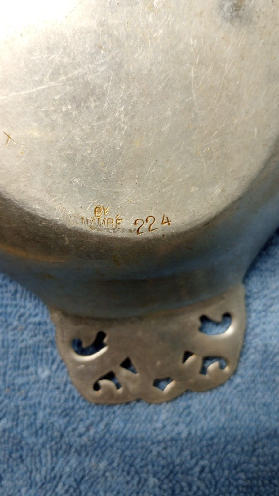 2 Vintage PV Nambe Porringers 224 Nut Candy Trinket Bowl 5" w/ Scroll ...