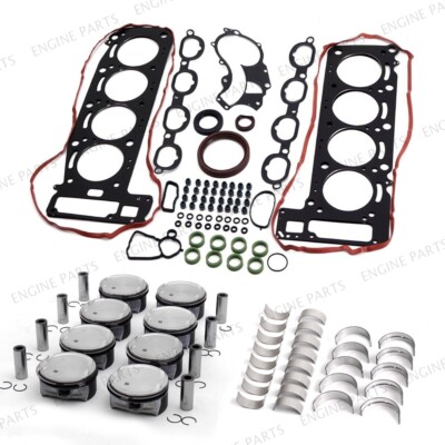 M156 Engine Rebuild Piston Gasket Kit For Mercedes-Benz W204 W211 CL63 ...