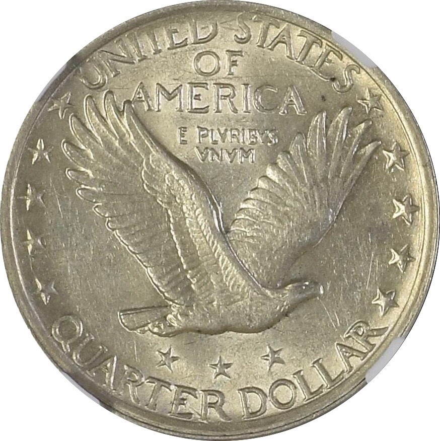 1921 US STANDING LIBERTY QUARTER SLQ 25c NGC AU58 | eBay