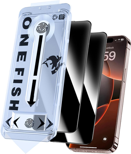 Privacy Screen Protector for Iphone 16 Pro Max, Airbag Edge Protection ...