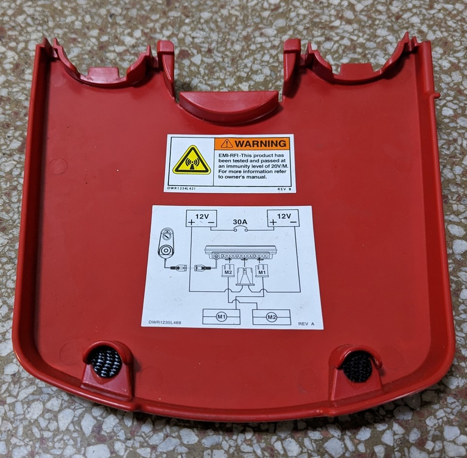 Jazzy Select, GT, 6, Ultra - RED TOP CONTROLLER COVER - DWR1060E112A ...