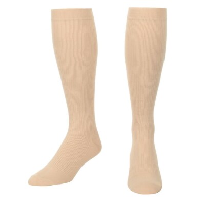 Travelon Tan / Sand Unisex Compression Travel & Sport Socks - Large | eBay