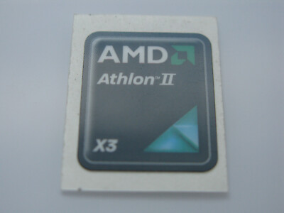 AMD Athlon 64 x3 II Sticker Badge Emblem Laptop PC Mini Desktop 18 x ...