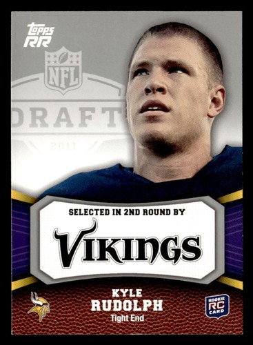 Kyle Rudolph 2011 Topps Rising Rookies Rookie Card #112 Minnesota ...