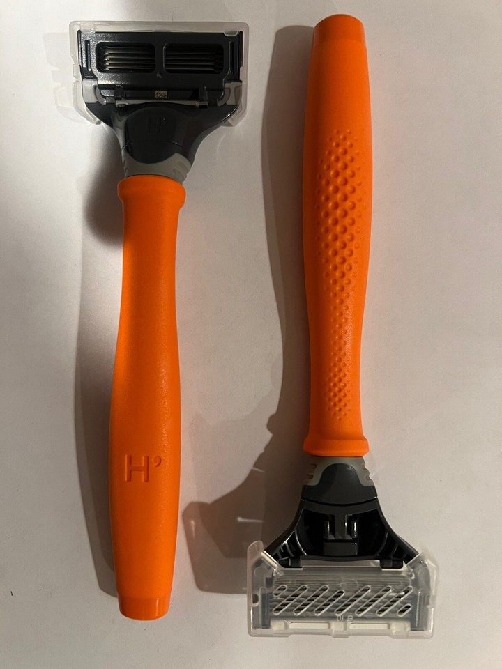 Harry's 5-Blade Razor Shaver (2 Pack )No Box - Orange NEW Genuine | eBay