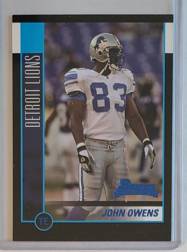 2002 Bowman Rookie Blue #232 John Owens Detroit Lions Football Card | eBay
