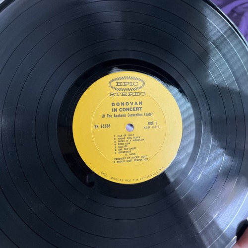 Donovan | In Concert At The Anaheim Convention Center | Vinyl LP | Epic ...