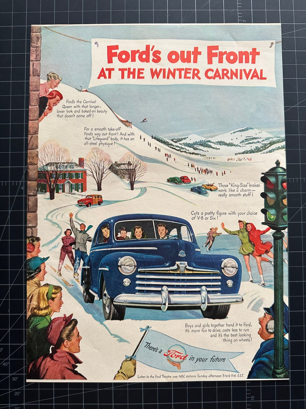 Vintage 1940s Ford Print Ad | eBay