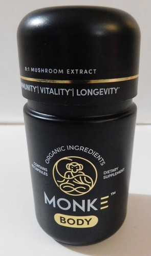 Monke Body Immunity Vitality Longevity Supplement 60 Capsules Brand New ...