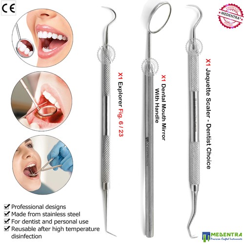 Hygienist Dentist Perio Set Jacquette U15/30 Posterior Scalers Explorer ...