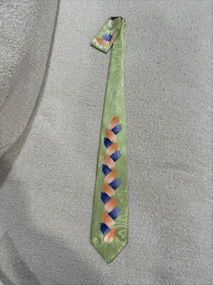 AMORE DE UOMO Retro Atomic Art Deco Gangster Tie Necktie Handkerchief ...