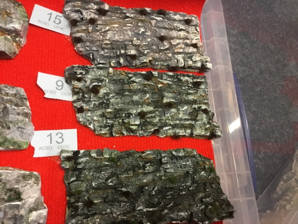 Custom Painted rocks for Diorama, model railways, Role playing ...