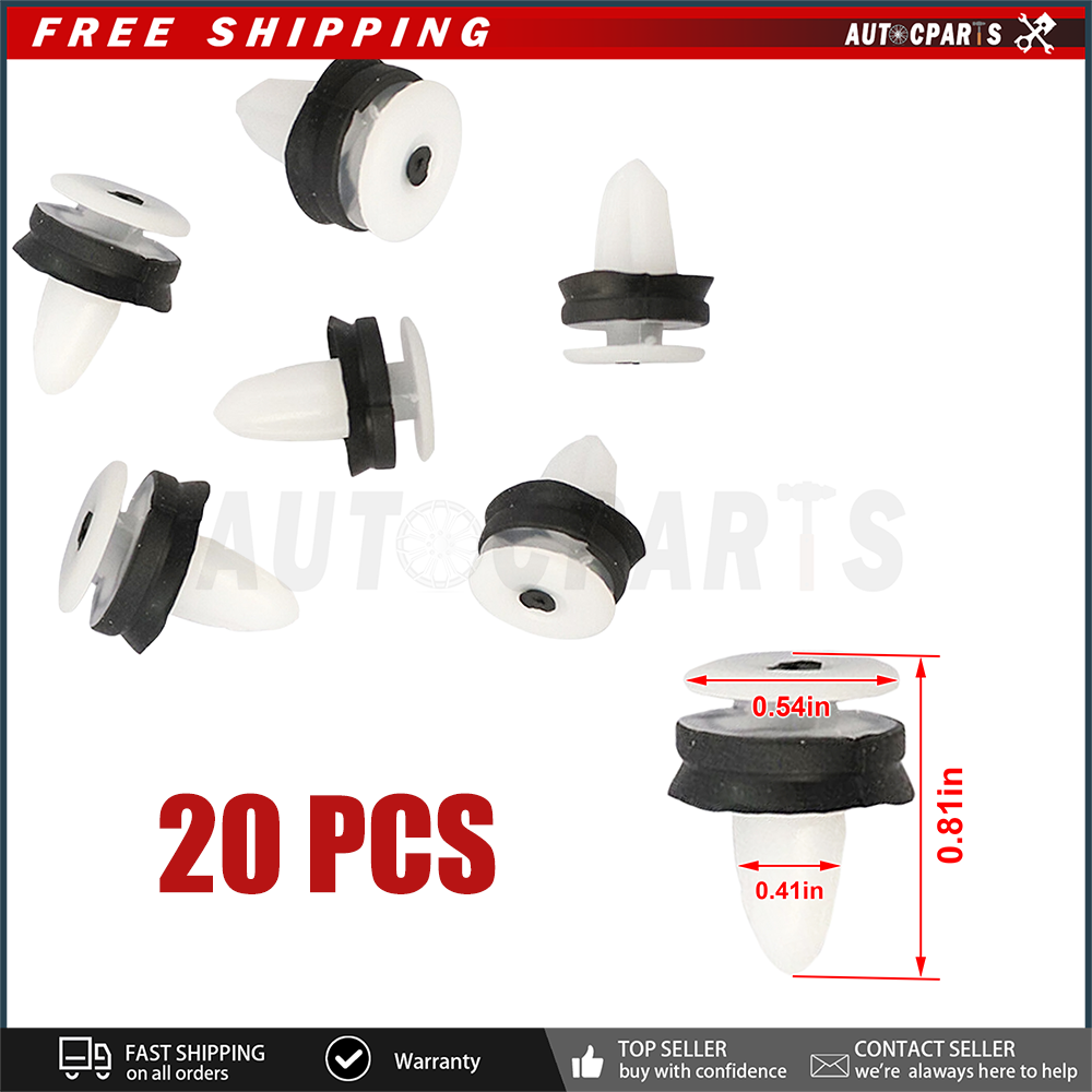 20X Side Molding Clips Trim Panel For Ford Transit Land Rover Range ...