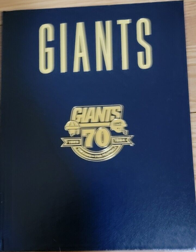New York Giants 70th Year - Rodney Hampton Autographed Book | eBay