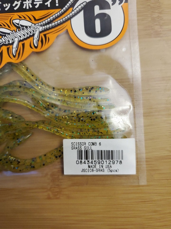 Jackall Scissor Comb. 6" Grass Gill Color. Rare, New! | eBay