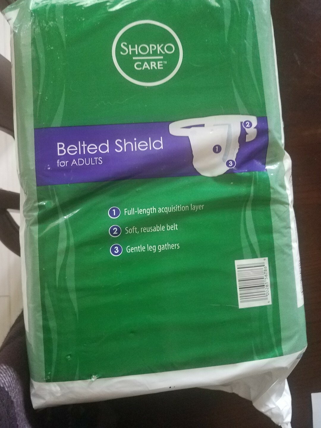 Adult Shopko Care Belted Shield Maximum Protection One Size Fits Most ...