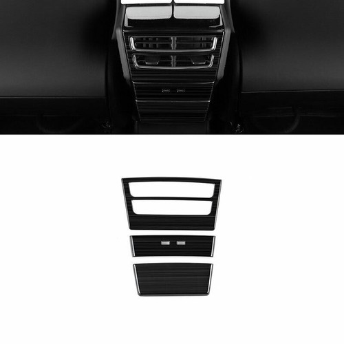 Rear Air Outlet Anti-Kick Panel Trim For Tesla Model X S 12-2021 Black ...