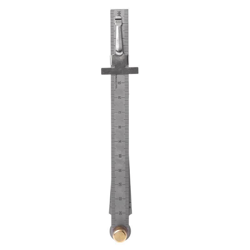 Stainless Steel Depth Ruler Hole Inspection Tool Hole Inspection 1-15mm ...