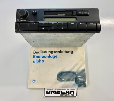 VW Alpha Autoradio Radio Kassettenradio mit Bedienungsanleitung | eBay.de