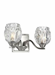 Murray Feiss VS22702SN Kalli 2 Light Bathroom Vanity Light 14817564044 ...
