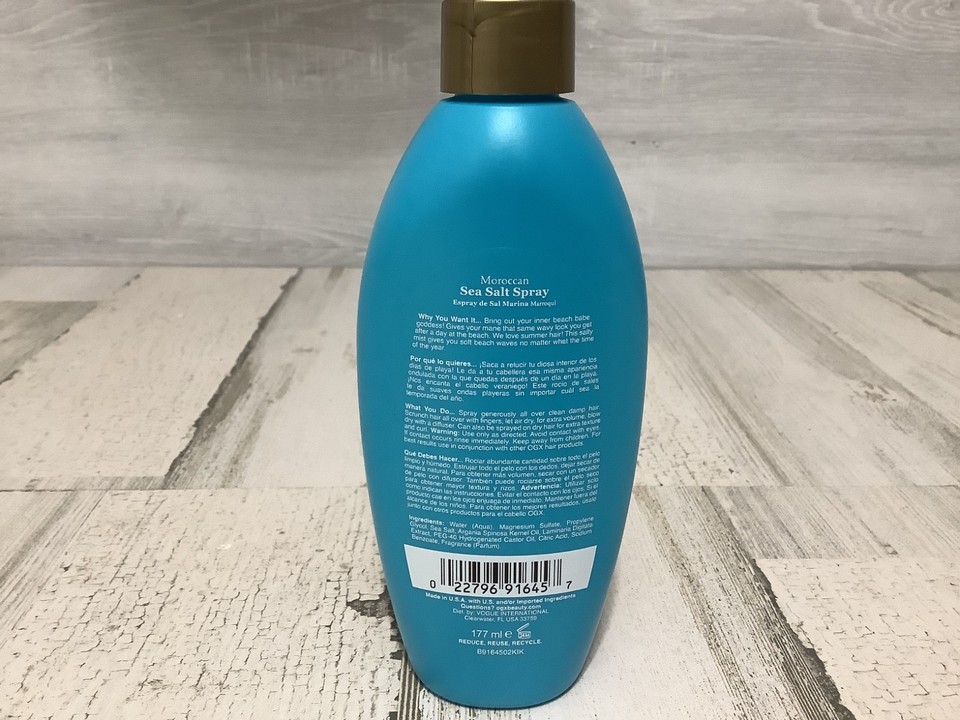 New OGX Moroccan Sea Salt Spray 6 Fl Oz/ 177 ml | eBay