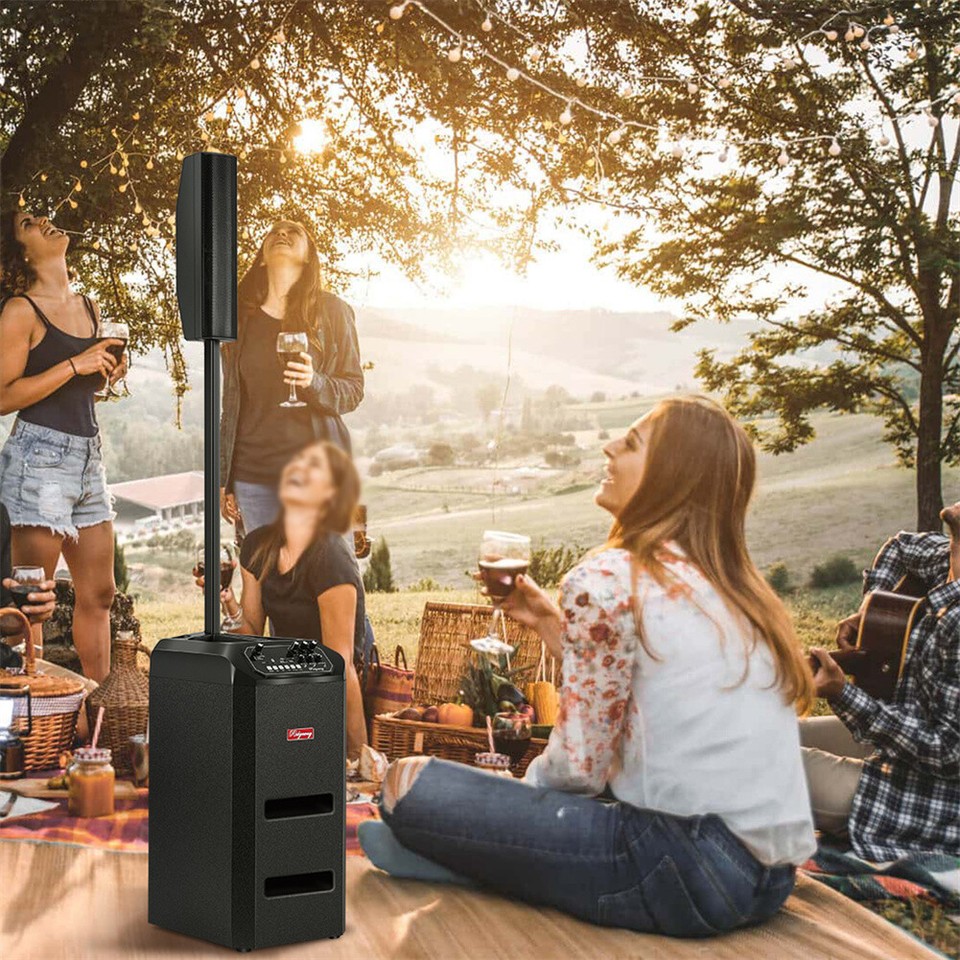 5000W Bluetooth Line Array Speaker Portable Sound System Party ...