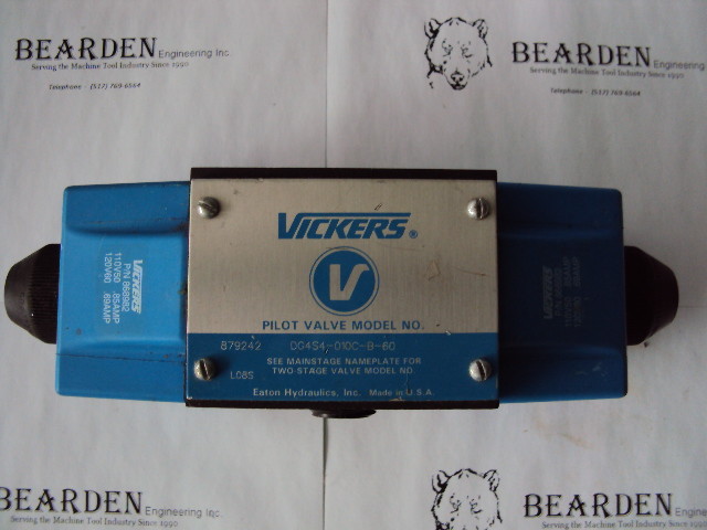Vickers Pilot Valve Model no. DG4S4-010C-B-60 110V50 .85A 120V60 .69A ...