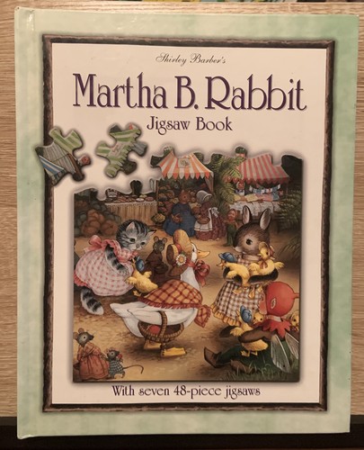Jigsaw Puzzle SHIRLEY BARBER’S MARTHA B. RABBIT BOOK 7 X 48 PC Large HC ...