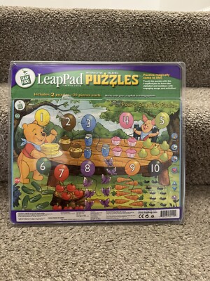 Leap Frog LeapPad Puzzles Disney's Pooh's Counting Picnic Interactive ...