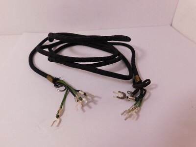 Used Original 4 Conductor Black Cloth Receiver Cord Very Good Cond. 58 ...