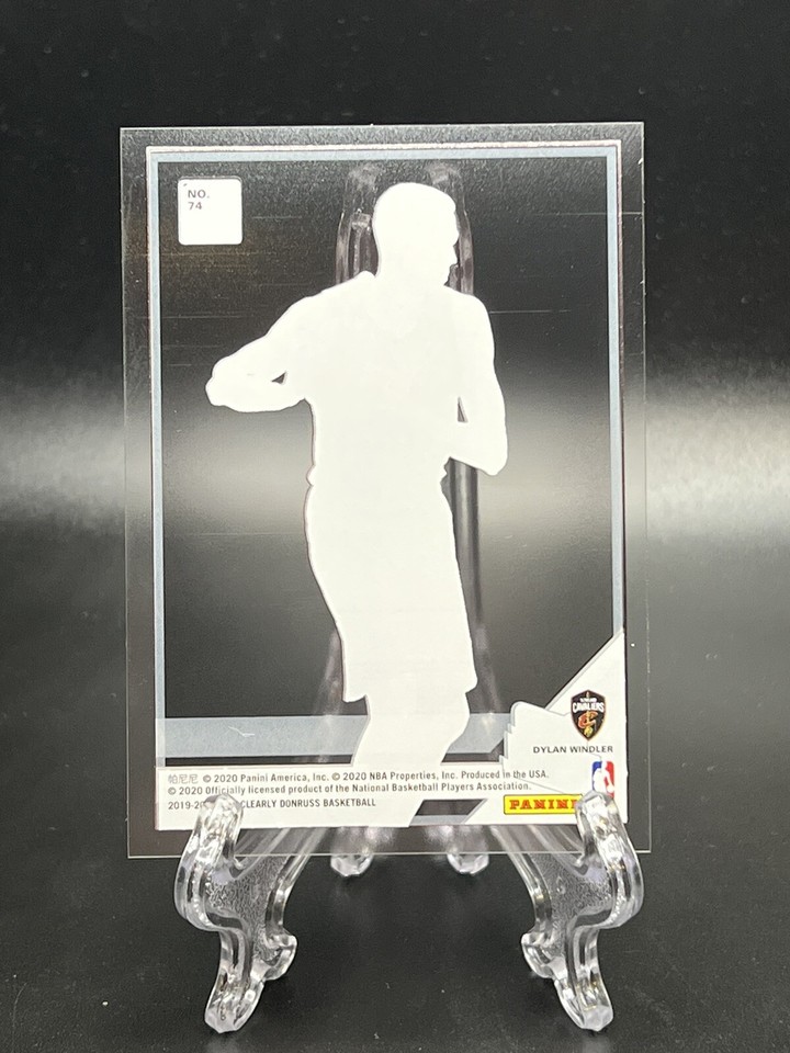 Dylan Windler 2019-20 Donruss Clearly Rated Rookie #74 Cavaliers RC | eBay