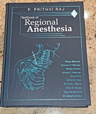 Textbook of Regional Anesthesia by Raj, P. Prithvi 9780443065699| eBay