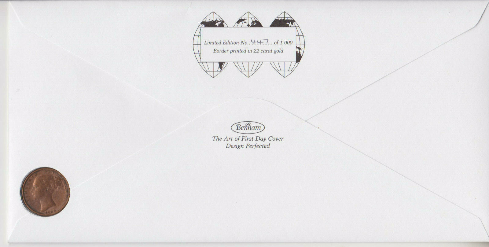 BENHAM PNC COIN COVER MILLENNIUM COUNTDOWN BATTLE OF TRAFALGAR 1853 QV ...