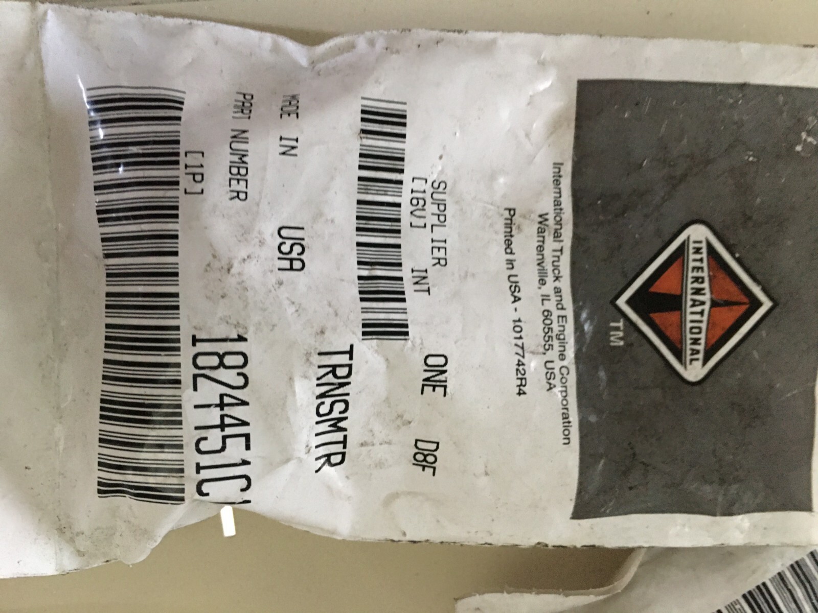 NEW International Navistar # 1824451C1 Temperature Transmitter Switch ...