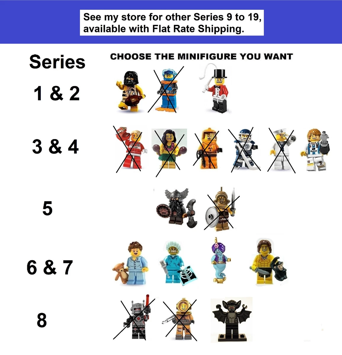 Lego Minifigures Series 9 Codes