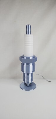 Spark Plug LED Lamp Light for Man Cave or Garage Chevy Dodge Mopar Ford ...