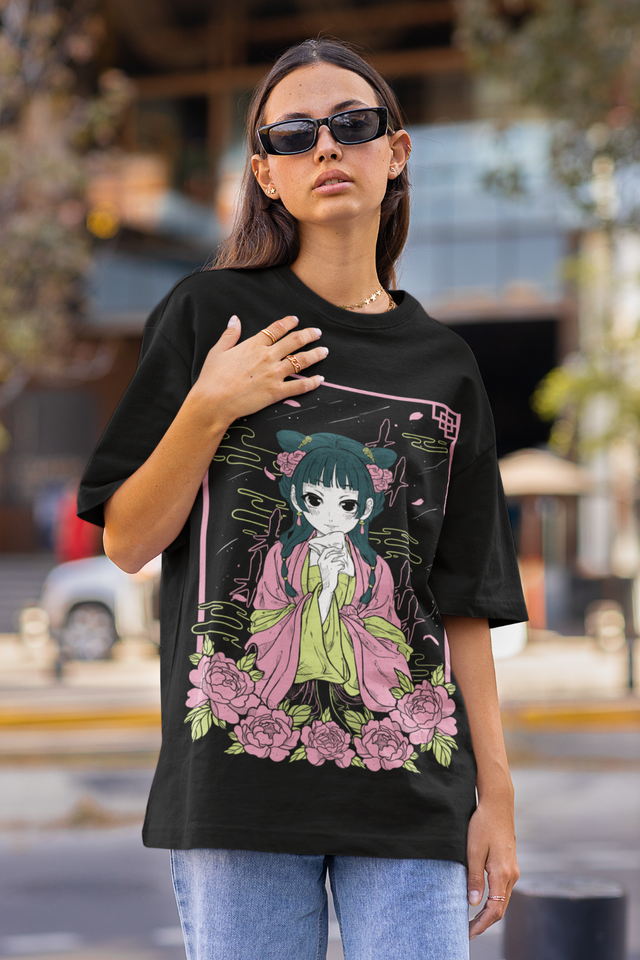 kusuriya no hitorigoto maomao T-shirt Kawaii Short Sleeve Waifu Girl ...