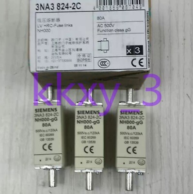 1 PCS NEW SIEMENS fuse core fuse 3NA3824-2C 80A | eBay