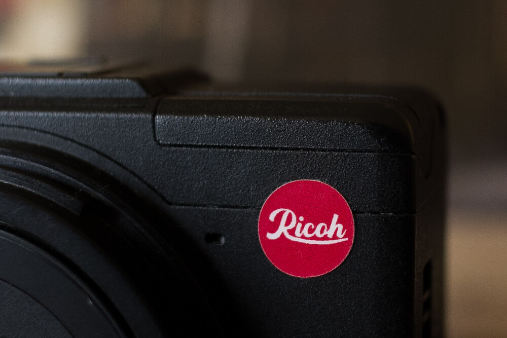3x Red sticker for Ricoh GR Digital I II III 1 2 3 Street Edition Leica ...