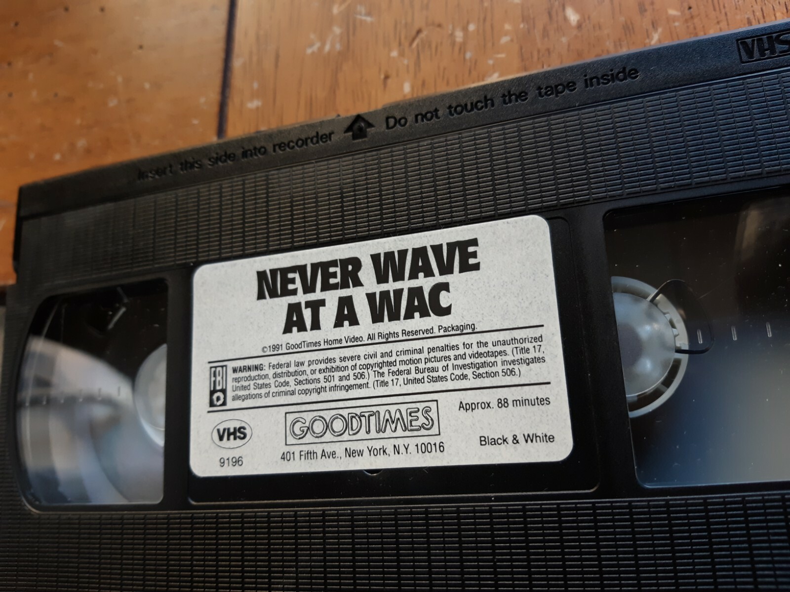 NEVER WAVE AT A WAC (VHS) ROSALIND RUSSELL 1952 Goodtimes Video ...