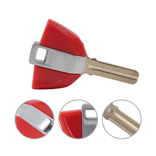 Uncut Blade Blank Ignition Key Red For BMW R1200GS S1000RR F800GS ...