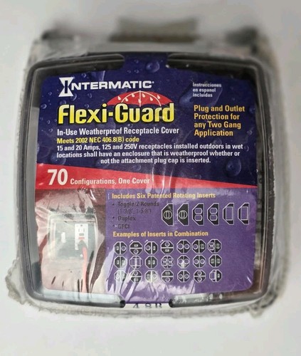 Intermatic Flexi Guard weatherproof receptacle cover WP1220C, NEW ...