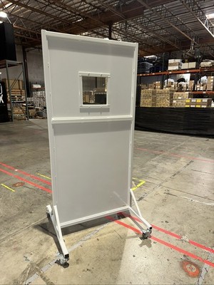 Mobile Xray Shield Barrier w/ Viewing Window Phillips Safety Products ...