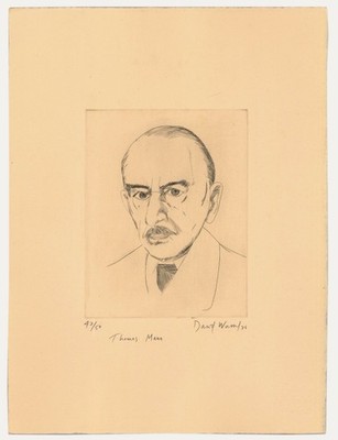 David Wurtzel (1935-2014) - 1976 Etching, Thomas Mann | eBay