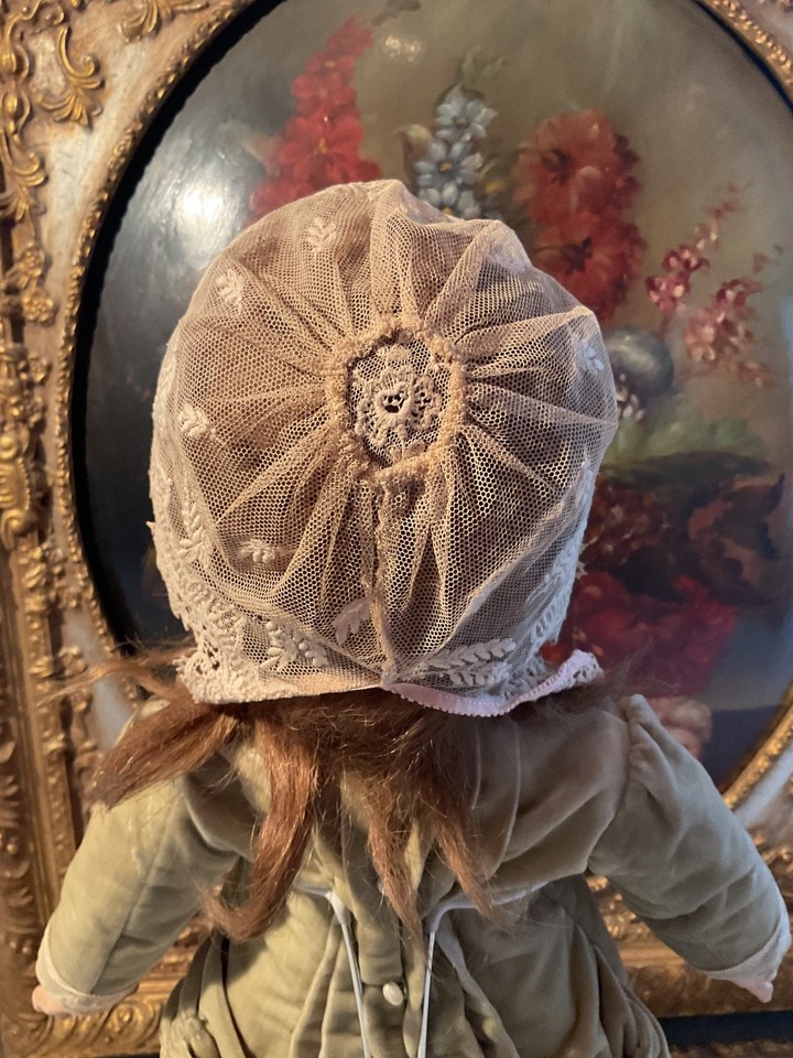 Antike Puppe , Puppenhaube ,Spitze | eBay.de