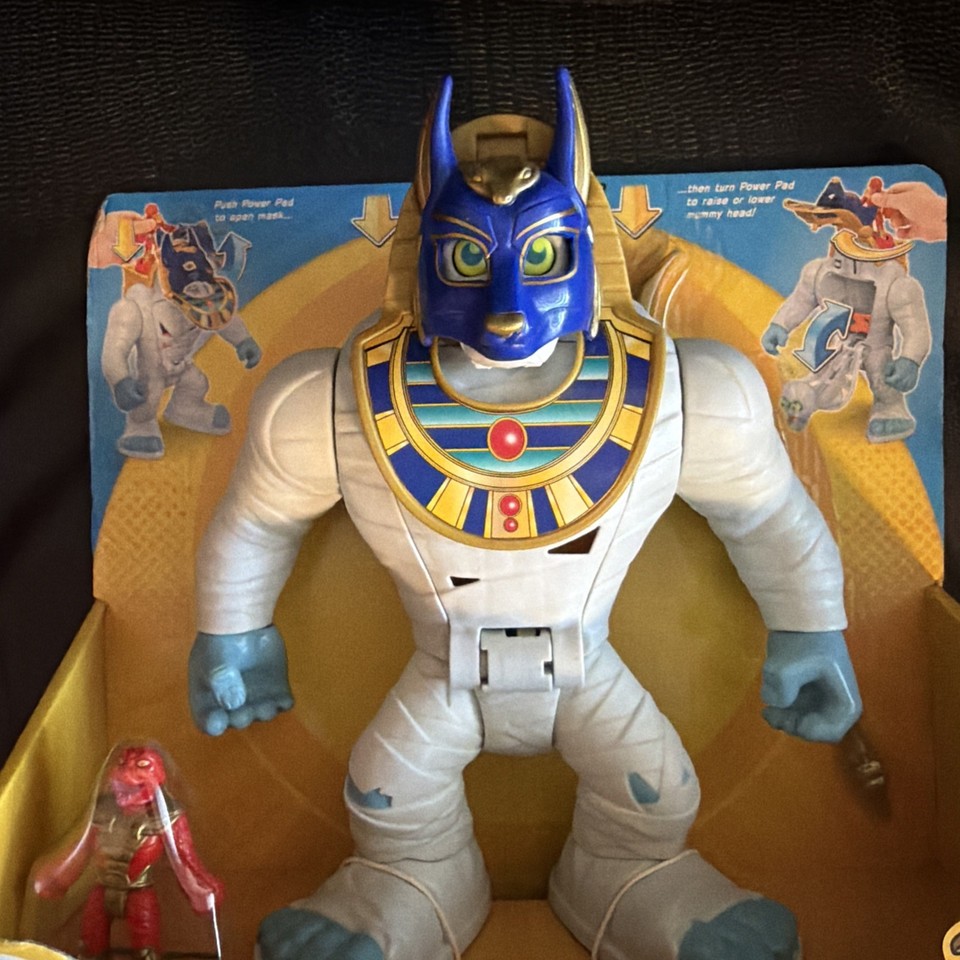 2016 Imaginext Mummy King Figure 10" White Egyptian Pharoah | eBay